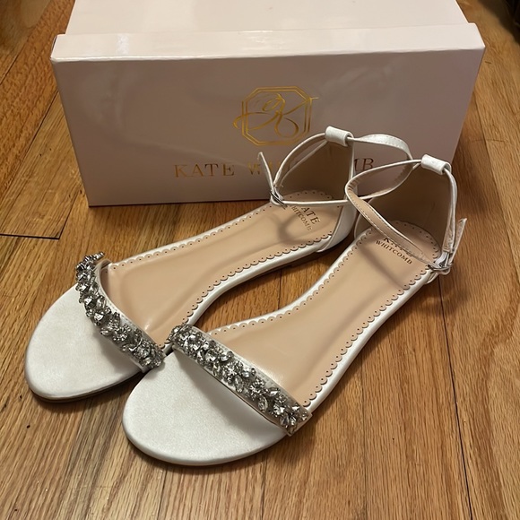 kate whitcomb | Shoes | New Kate Whitcomb Wedding Shoes Finn In Ivory ...